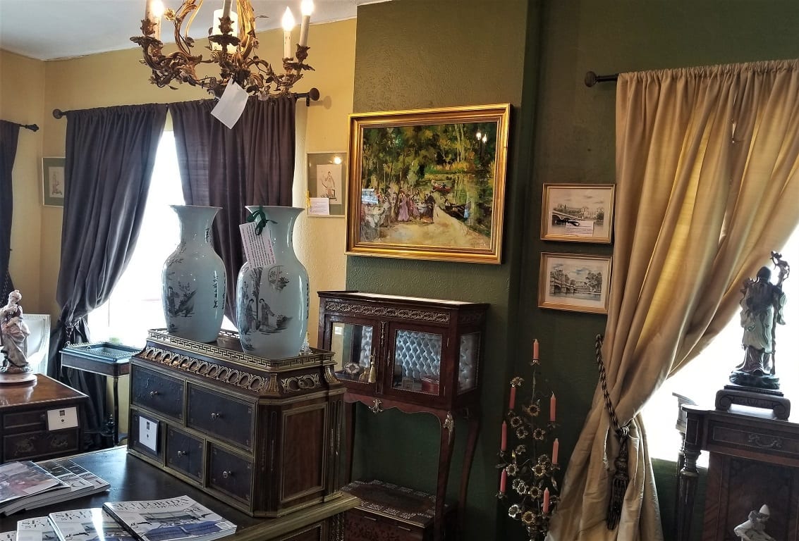 Remo Mario Trentini Reverse Oil on Glass – Rockwell Antiques Dallas