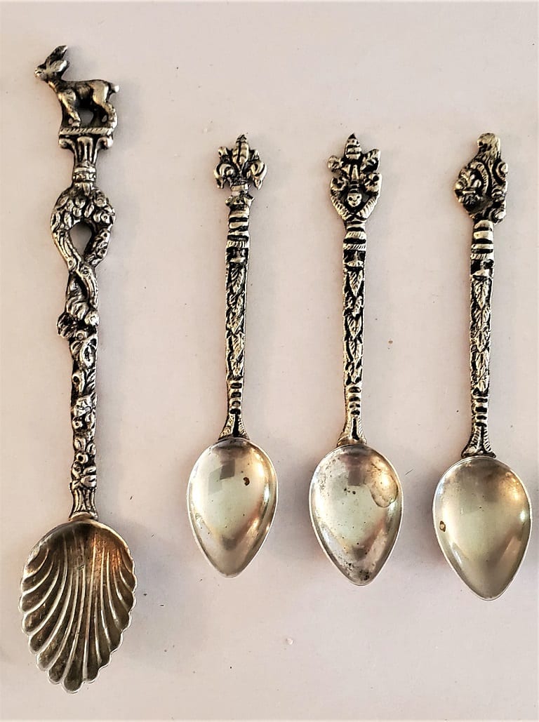 Set of 12 Silver Plated Italian Masonic Forks and Spoons – Rockwell ...