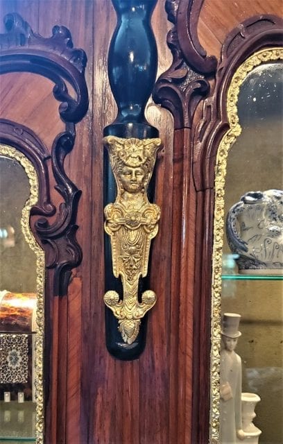 19C French Empire/Rococo/Neo Classical Revival Style Vitrine – Rockwell ...