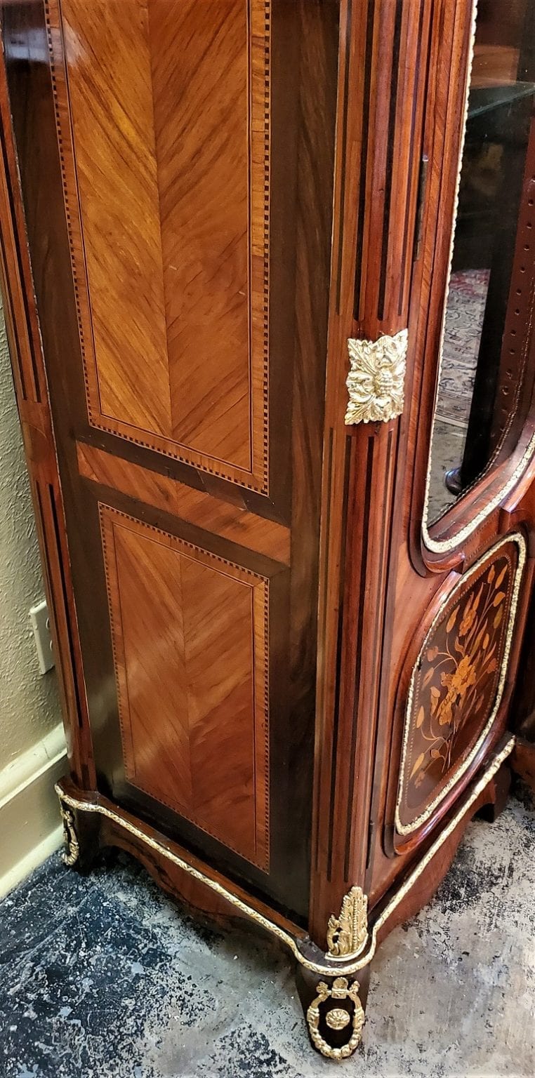 19C French Empire/Rococo/Neo Classical Revival Style Vitrine – Rockwell ...