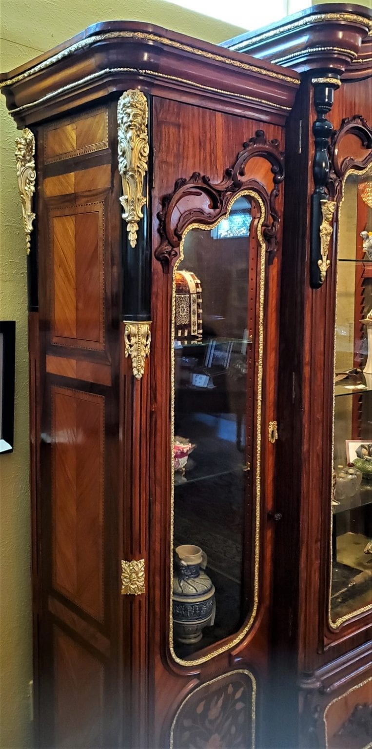 19C French Empire/Rococo/Neo Classical Revival Style Vitrine – Rockwell ...