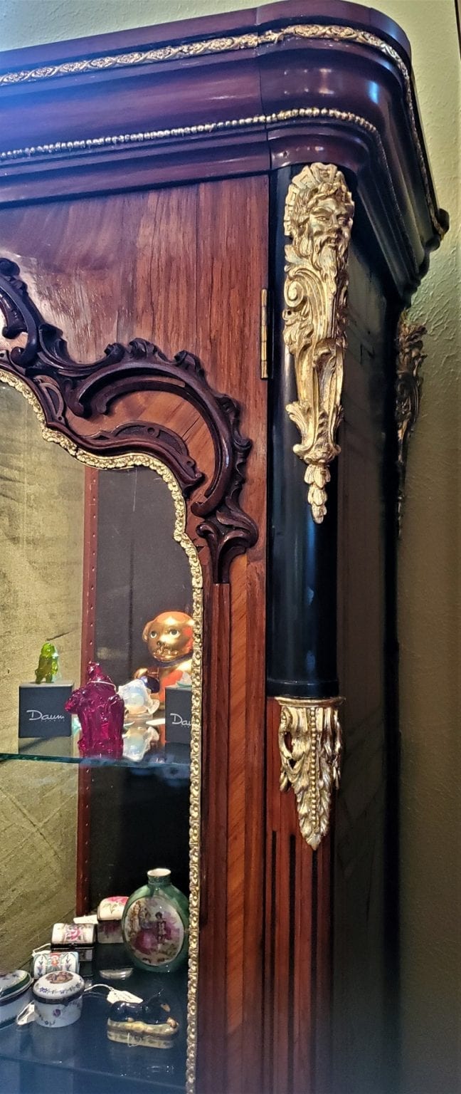 19C French Empire/Rococo/Neo Classical Revival Style Vitrine – Rockwell ...