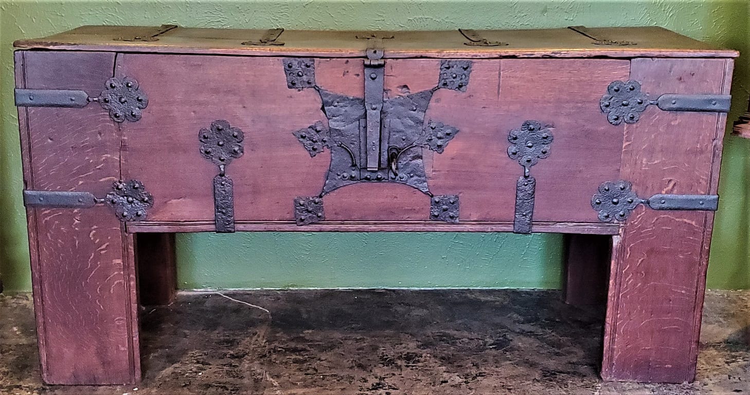 Exceptionally Rare (Late Medieval) 16th Century German Wrought Iron Oak ...